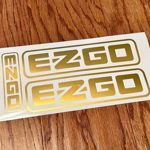 X2 EZGO Golf Cart Decals EZGO Stickers Custom Golf Cart Decal Cart Life ...