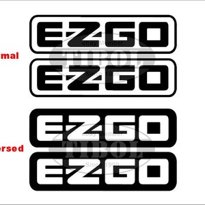 X2 EZGO Golf Cart Decals EZGO Stickers Custom Golf Cart Decal Cart Life ...