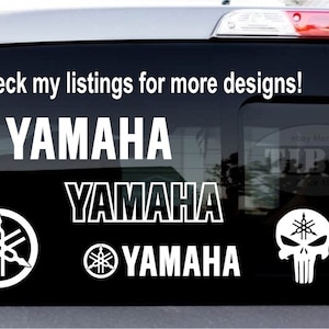 Yamaha Decals (1 Set) Yamaha Stickers Helmet Motorcycle Bike Jetski ...