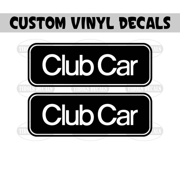 Golf Cart Decals - Etsy