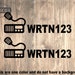 GMRS Ham Radio Base Station Call Sign Decal Amateur Radio Callsign ...