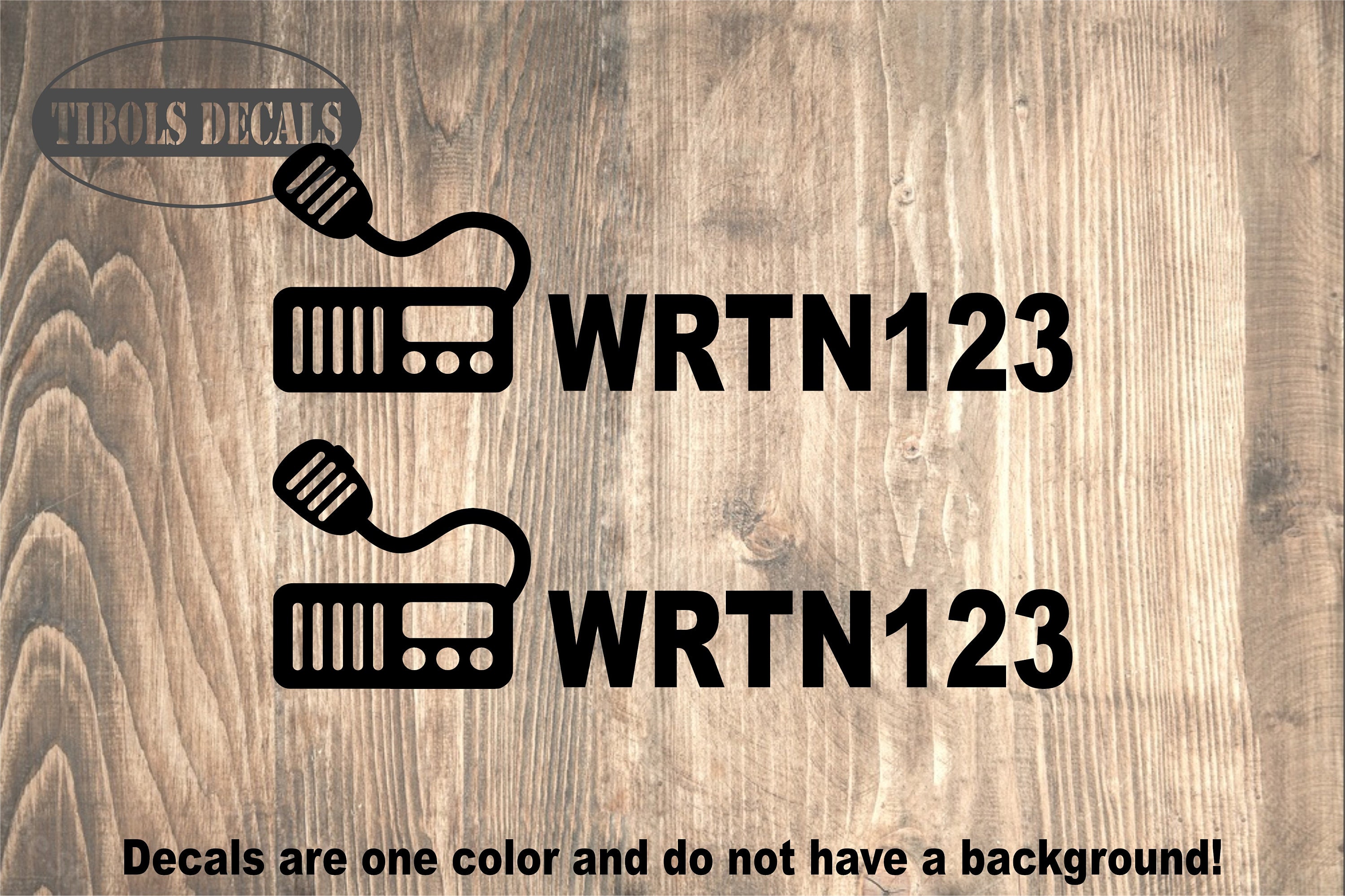 GMRS Ham Radio Base Station Call Sign Decal Amateur Radio Callsign ...