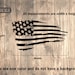 One Large USA Distressed Flag Decal Ripped Torn US Distressed American ...