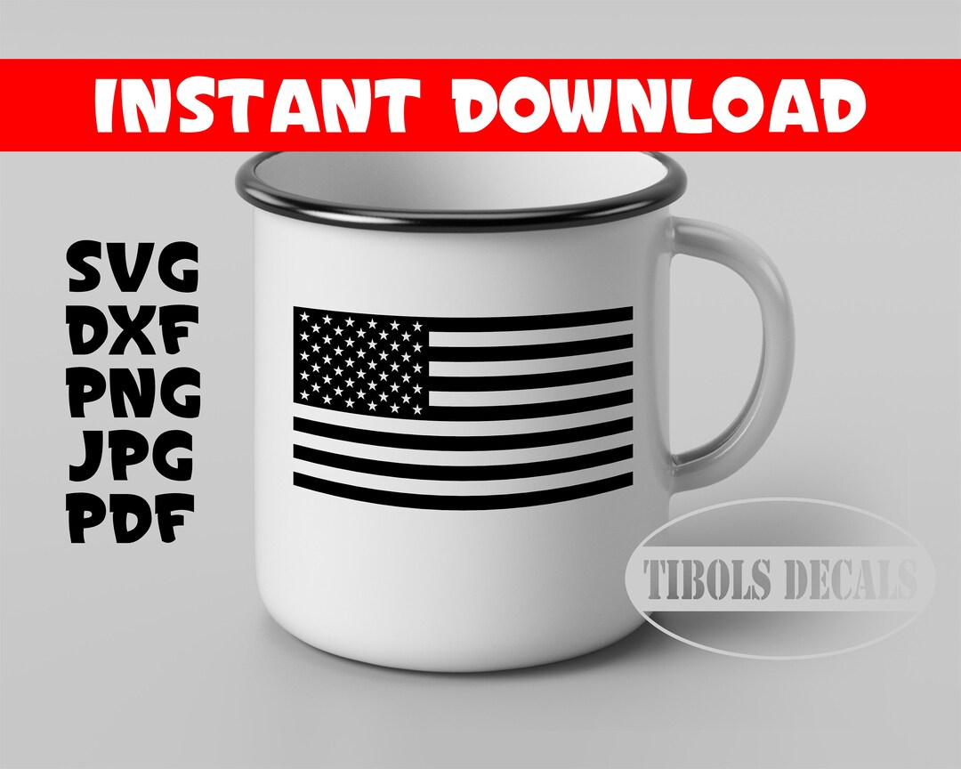 US Flag Svg File US Flag File American Flag Svg Vector Cut - Etsy