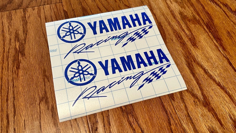 Yamaha Racing Decals 1 Set Yamaha Racing Stickers Motorcycle - Etsy