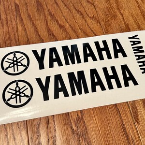 Yamaha Decals (1 Set) Yamaha Stickers Helmet Motorcycle Bike Jetski ...