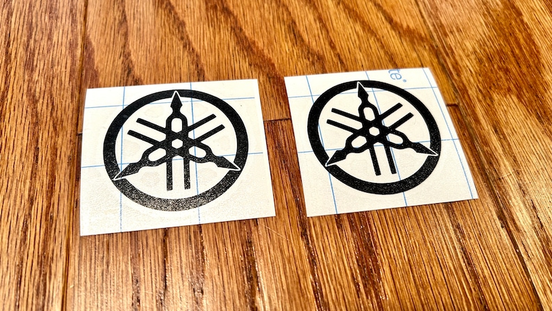 X2 Yamaha Tuning Fork Decals Yamaha Circle Logo Jetski - Etsy