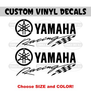 Yamaha Racing Decals 1 Set Yamaha Racing Stickers Motorcycle - Etsy