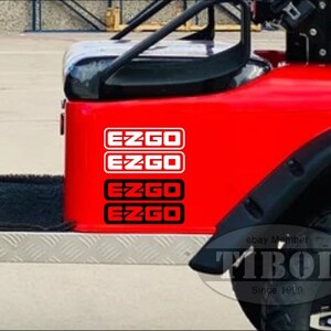 X2 EZGO Golf Cart Decals EZGO Stickers Custom Golf Cart Decal Cart Life ...