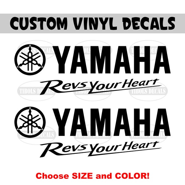 Yamaha Revs Your Heart Sticker - Etsy