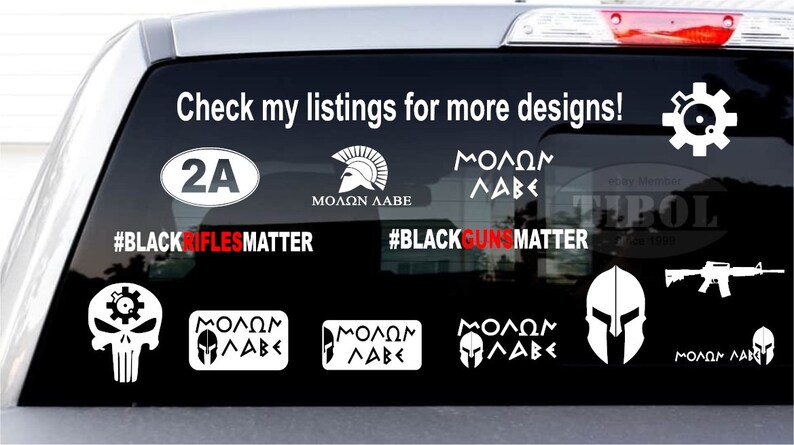 Two AR15 Bolt Decals AR 15 Bolt Face Stickers 1 Set Bolt - Etsy