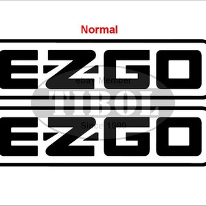 X2 EZGO Golf Cart Decals EZGO Stickers Custom Golf Cart Decal Cart Life ...