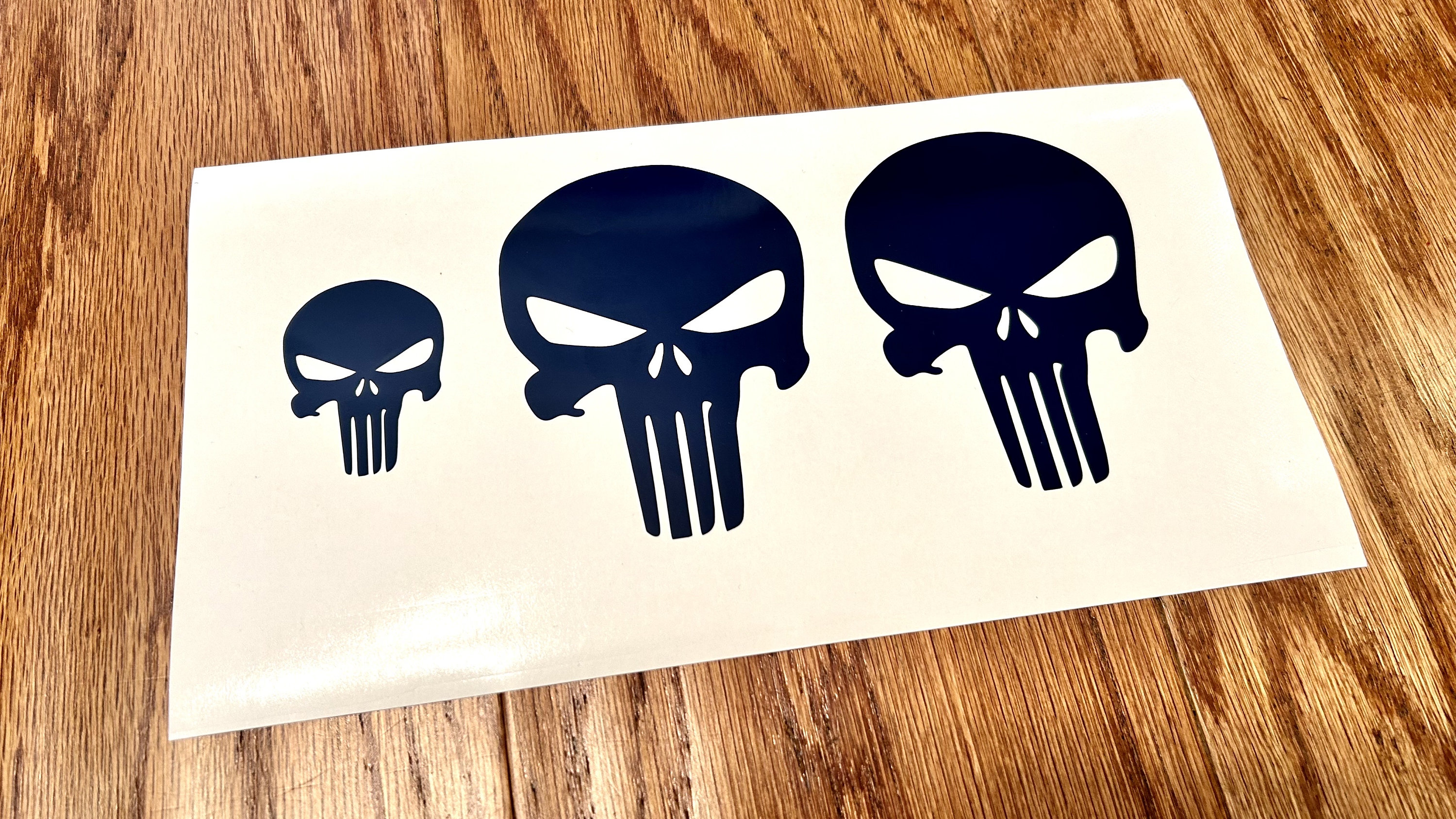 2x Punisher Skull Decals Punisher Skull Stickers Pick Size - Etsy