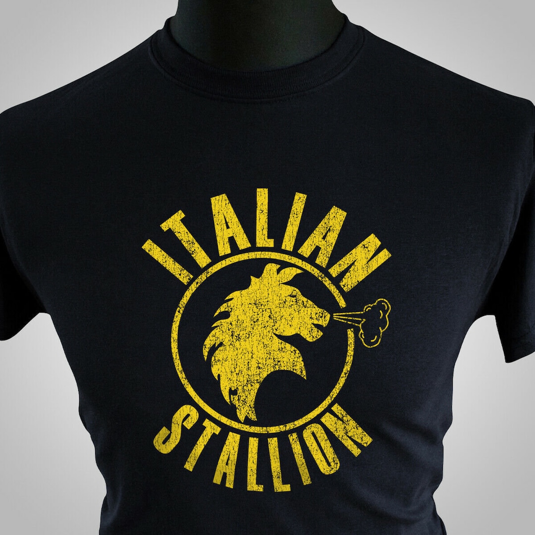 Italian Stallion T Shirt (black) - Etsy