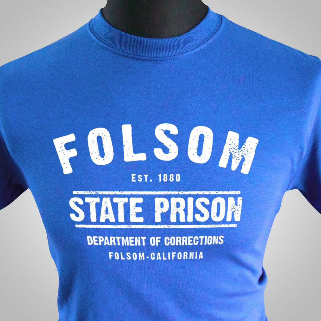 Folsom Prison T Shirt (royal) - Etsy