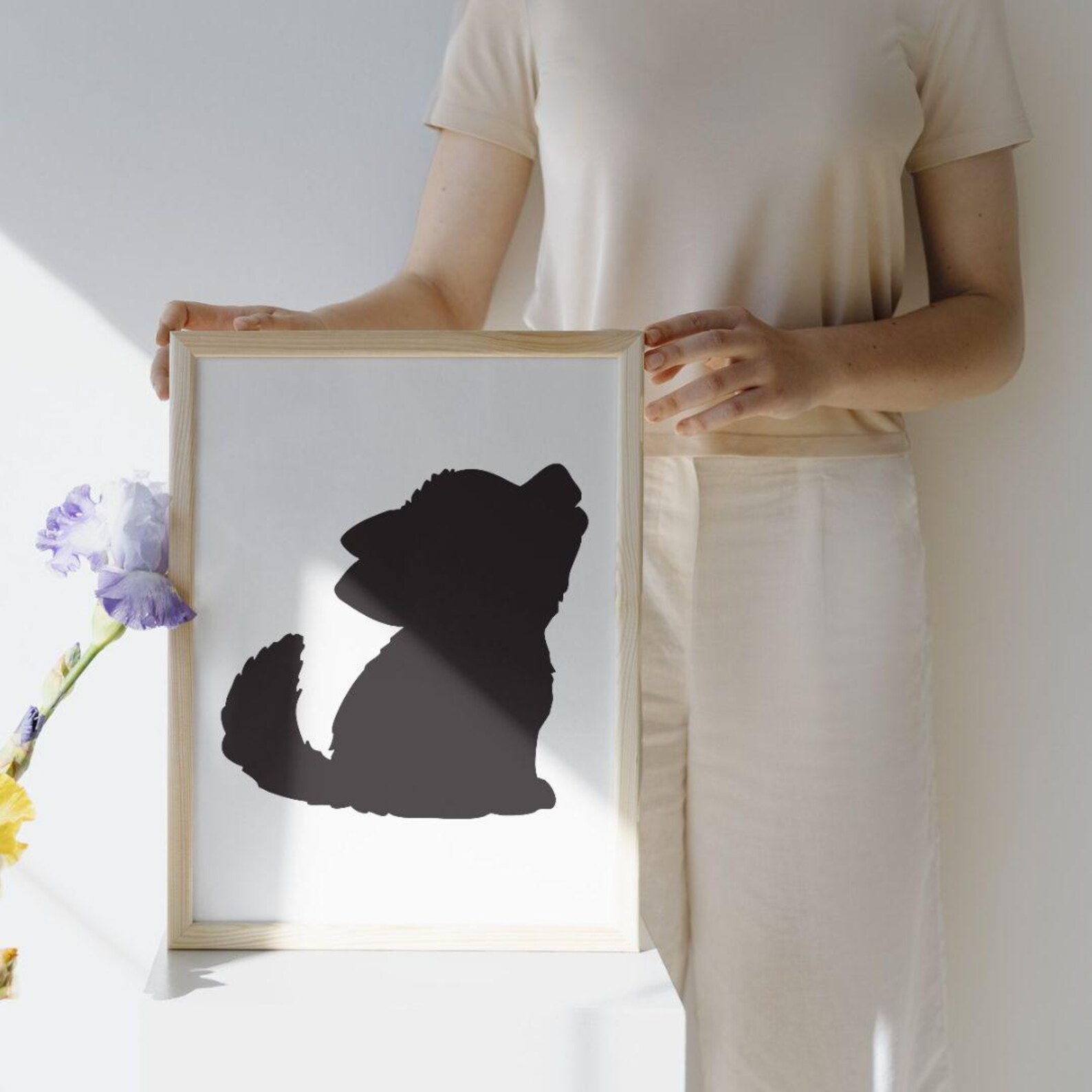 Cute Baby Wolf SVG, Cute Wolf Svg, Cute Baby Wolf Clipart, Cute Wolf ...