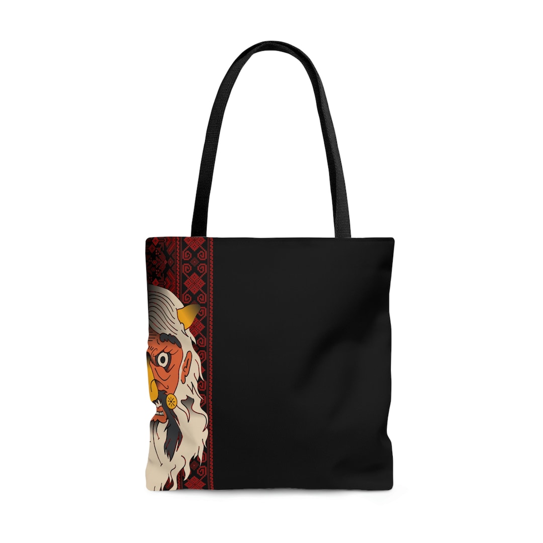 ROMANIAN Tote Bag Traditional Motifes Romanian Mask Maramures Tradition ...