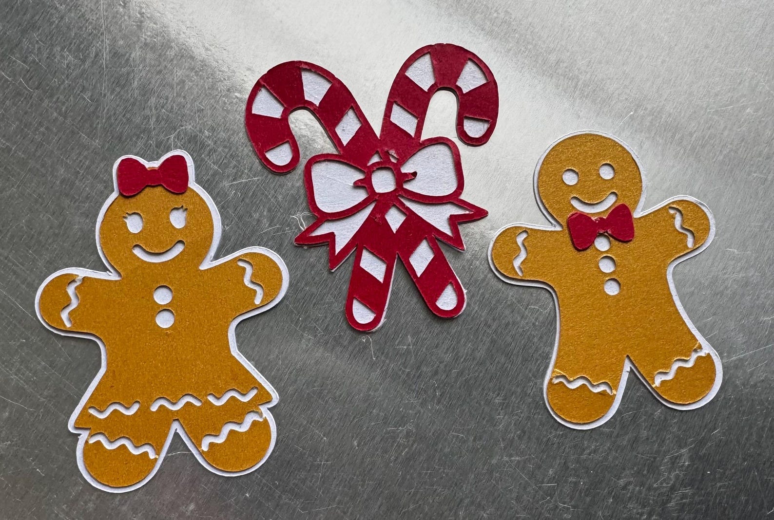 Ginger Bread Shimmer Cut Outs Embellishments - Etsy