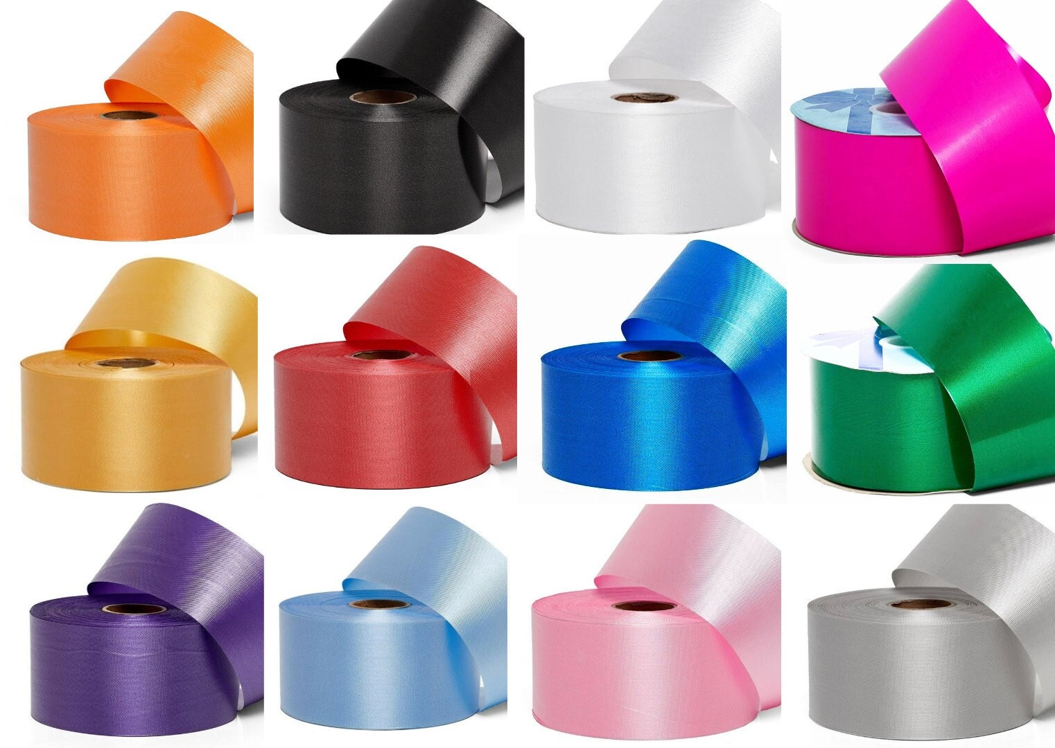 2 3/4" Poly Satin Acetate/lustre Ribbon 5 Yards Homecoming Mum Ribbon ...