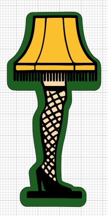 A Christmas Story Leg Lamp 3D Layered Svg/png/jpg/pdf Multi File - Etsy