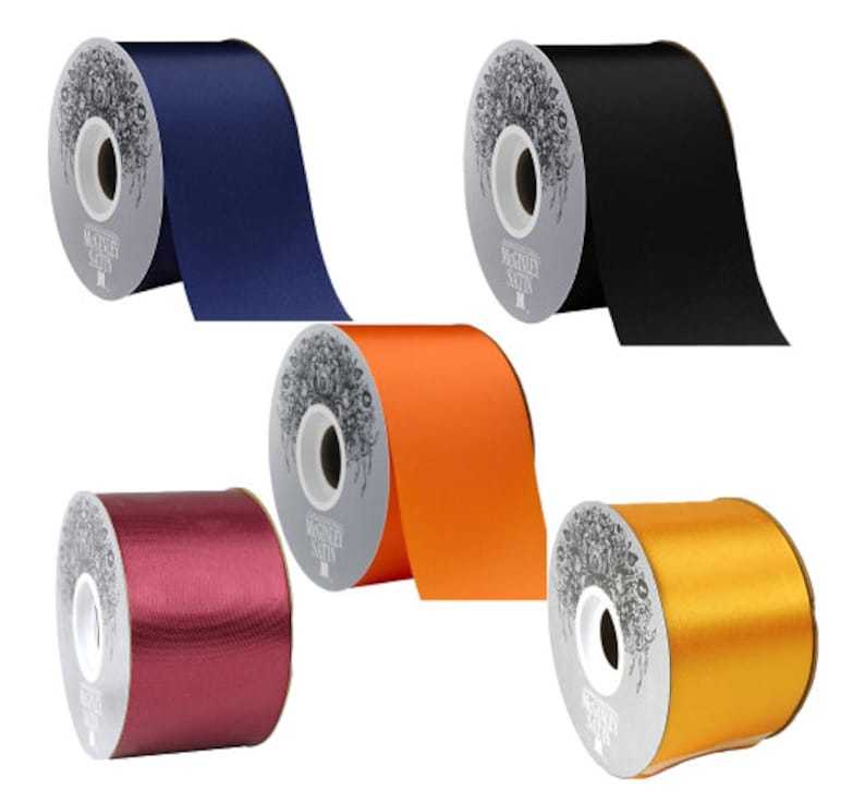 2 1/2” Satin Lustre Acetate Poly Ribbon for Homecoming Mums 5 Yards - Etsy
