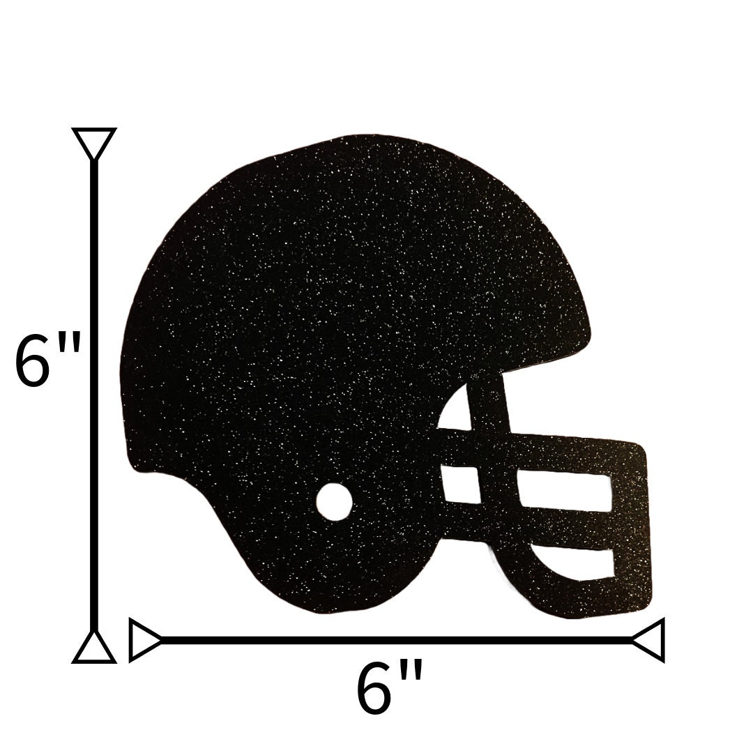 Glitter Football Helmet Cut Outs, Die Cuts, Tags, Toppers Homecoming ...