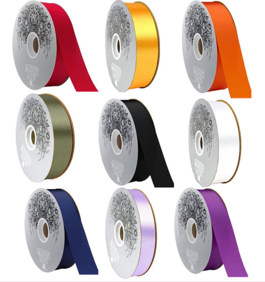 1 5/16" Poly Satin Acetate/lustre Ribbon 5 Yards Homecoming Mum Ribbon ...