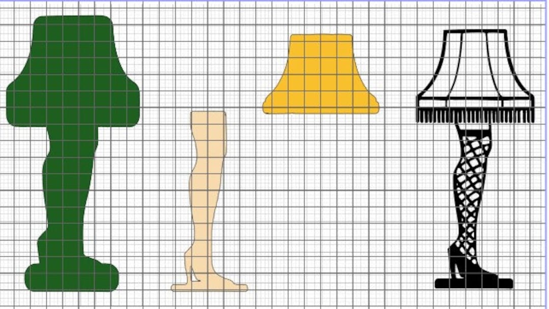 A Christmas Story Leg Lamp 3D Layered Svg/png/jpg/pdf Multi File - Etsy