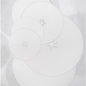 4" Paper Disc Paper Backer Cardboard Homecoming Mum Supplies (3 Pack ...