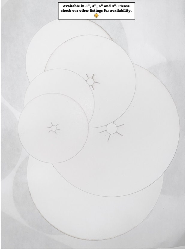 3 Paper Disc Paper Backer Cardboard Homecoming Mum Supplies 3 Pack - Etsy