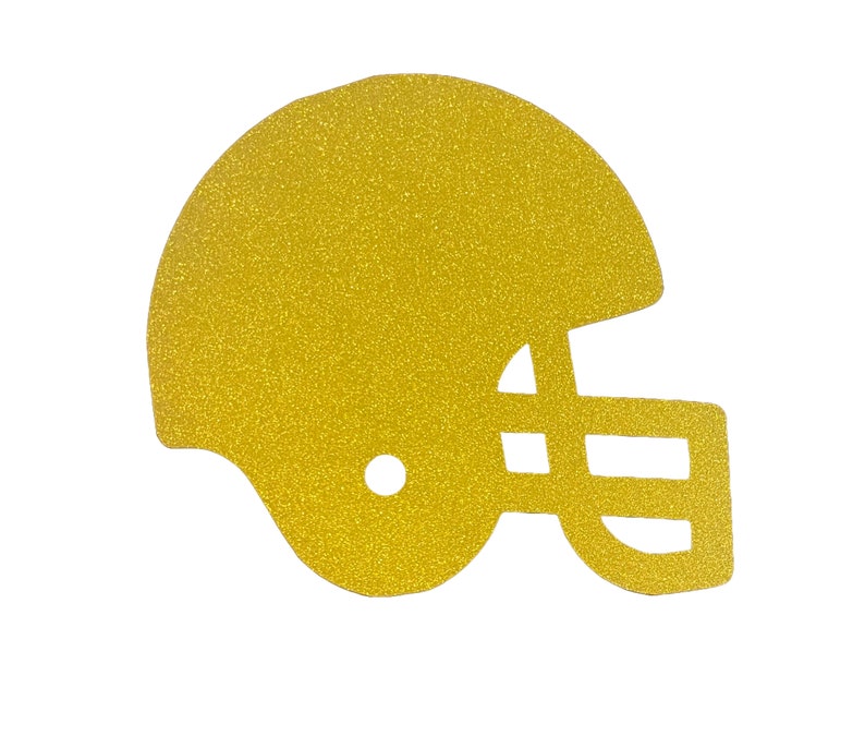 Glitter Football Helmet Cut Outs, Die Cuts, Tags, Toppers- Homecoming ...