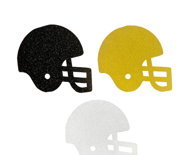 Glitter Football Helmet Cut Outs, Die Cuts, Tags, Toppers- Homecoming ...