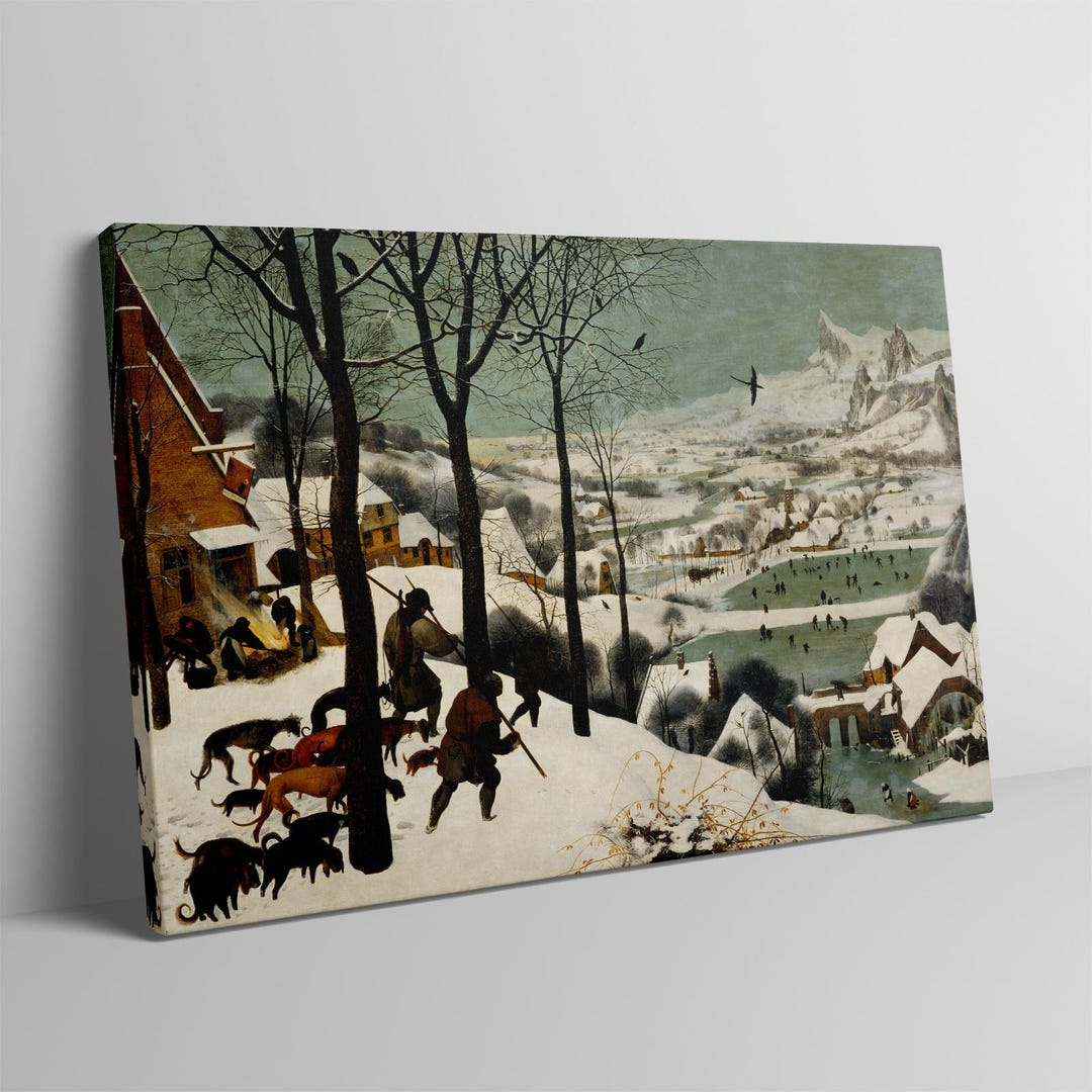 Hunters in the Snow, Pieter Bruegel, 1565, Dutch Artist Famous Painting ...