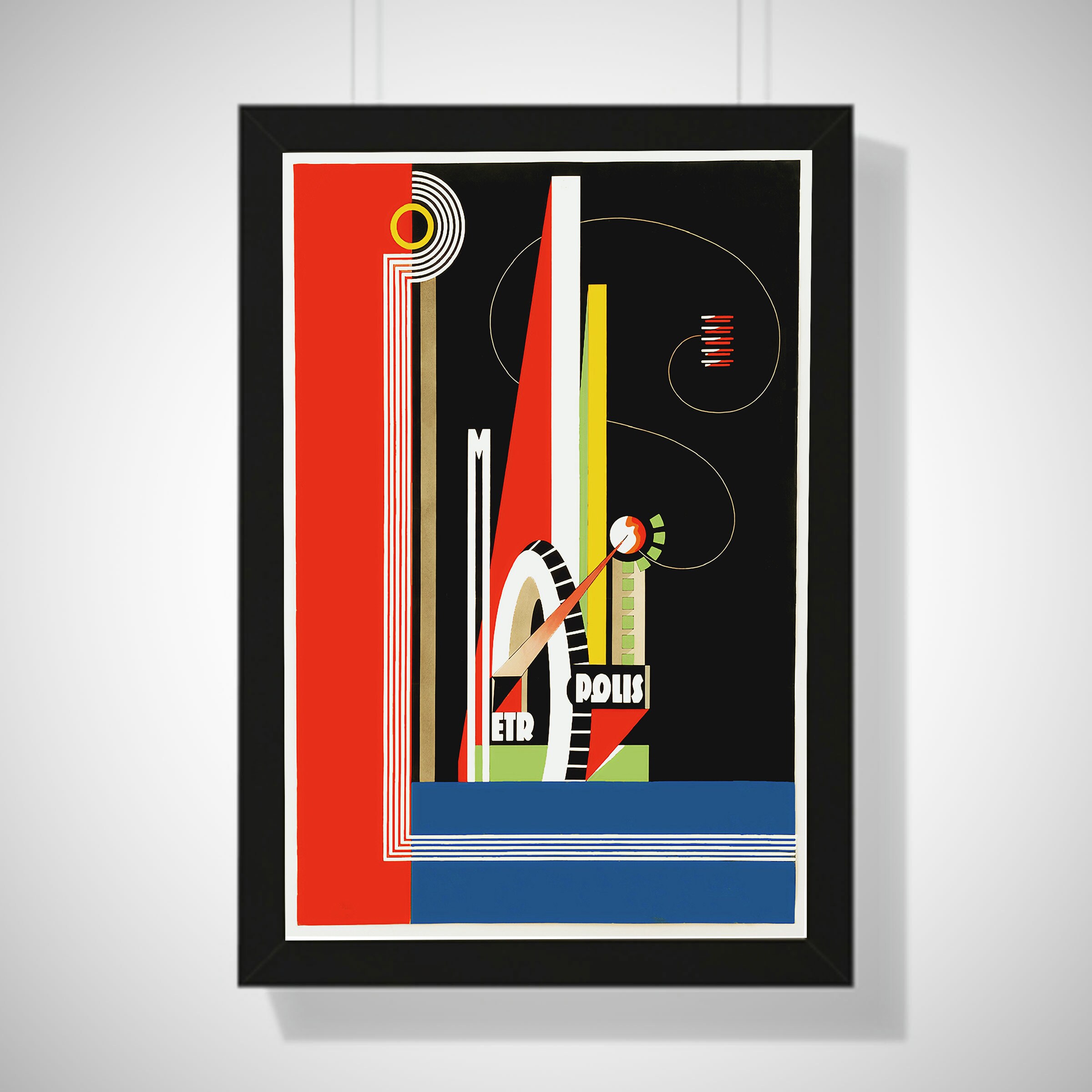 Metropolis Movie Poster Milos Babic Wall Art Posters, Art Deco, Machine Age, Home Decor, Art ...