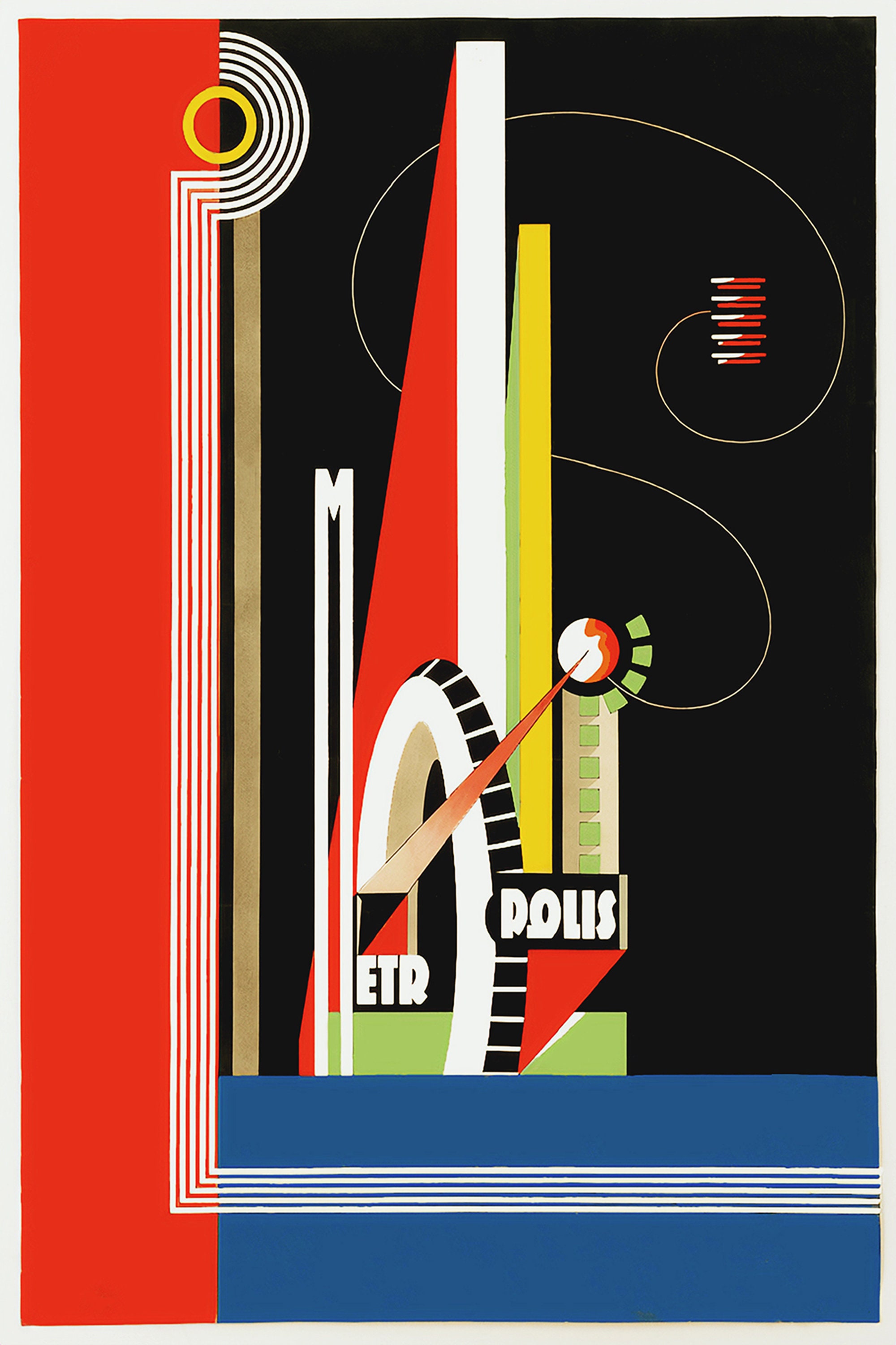 Metropolis Movie Poster Milos Babic Wall Art Posters, Art Deco, Machine Age, Home Decor, Art ...