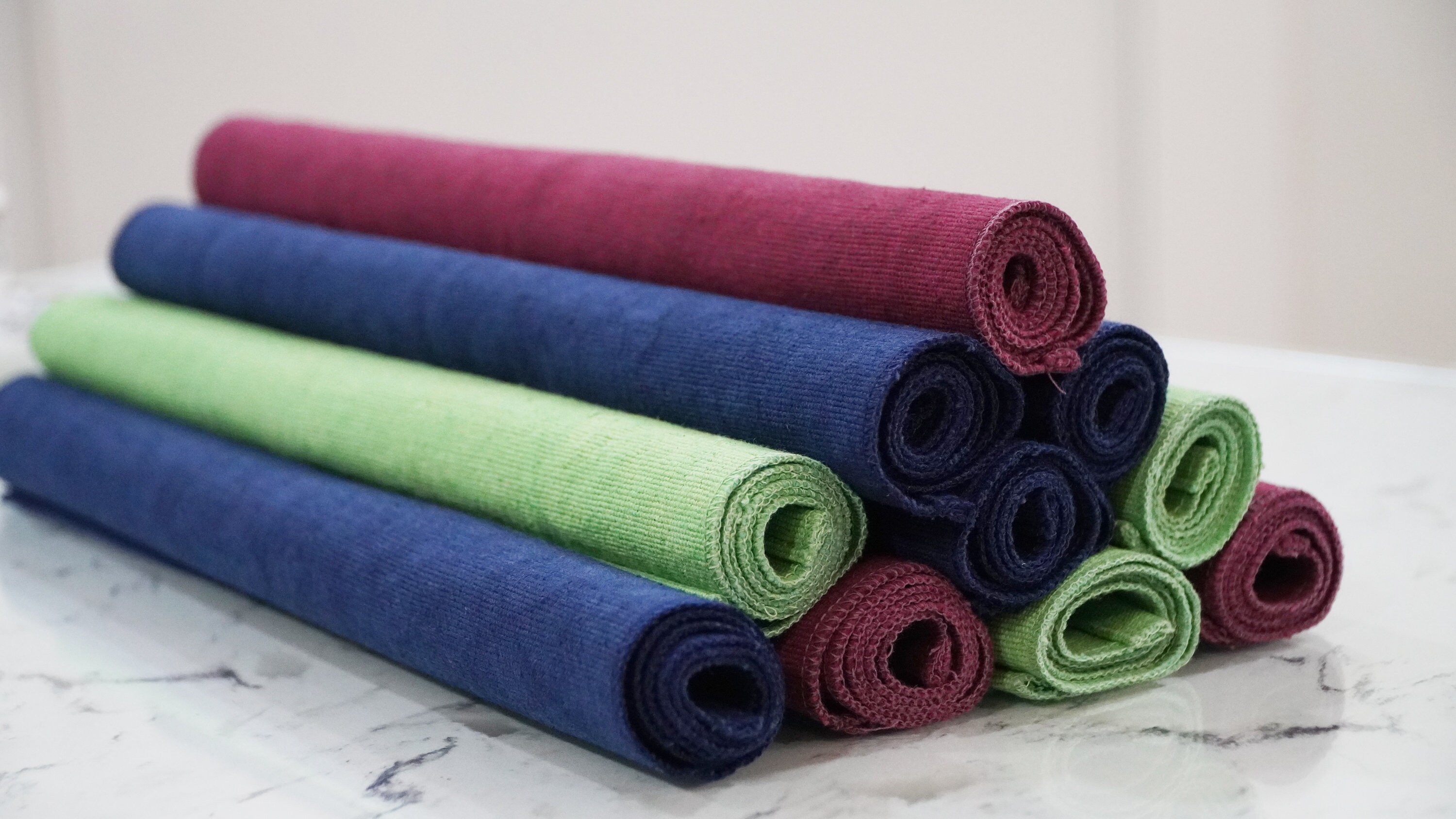 Ribbed Cotton Placemats Set of Dining Table Mats Boho Cloth Placemats ...