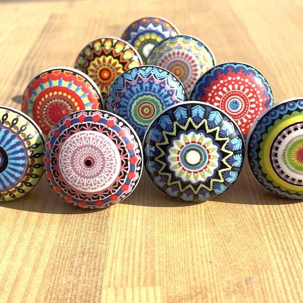 Bohemian Knobs - Etsy