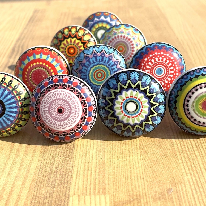 Bohemian Knobs - Etsy