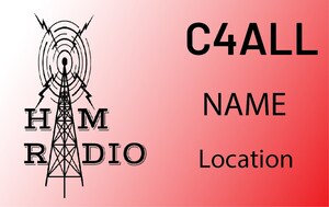 Ham Radio Id Card - Etsy