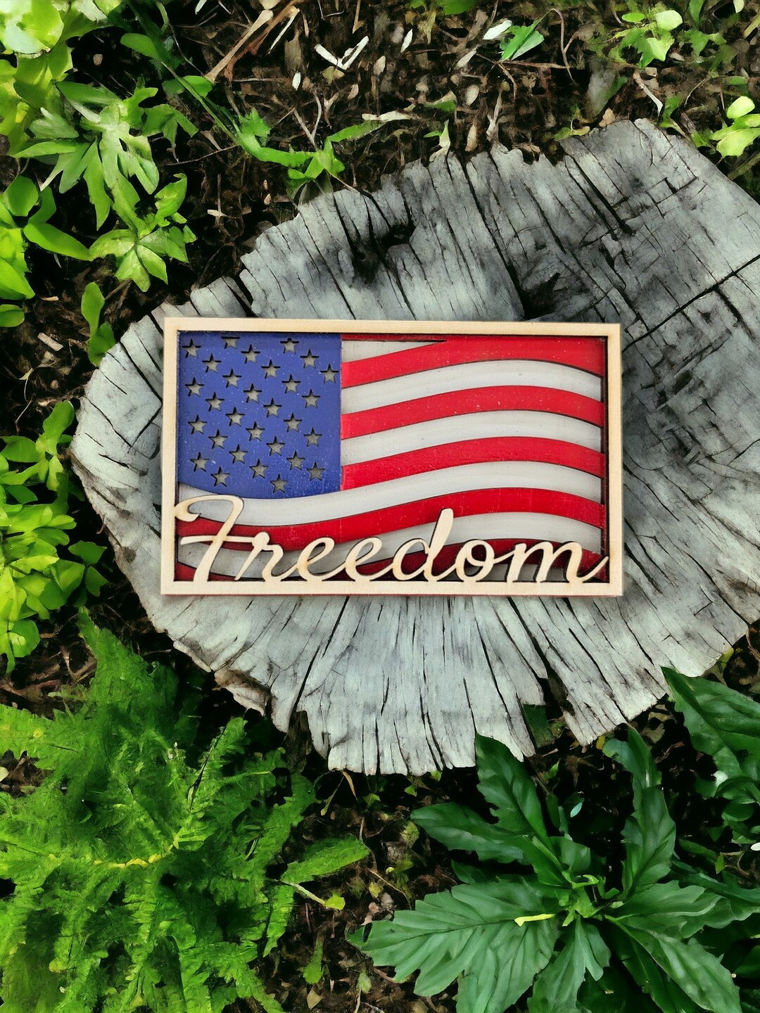 3 Layer American Flag - Etsy