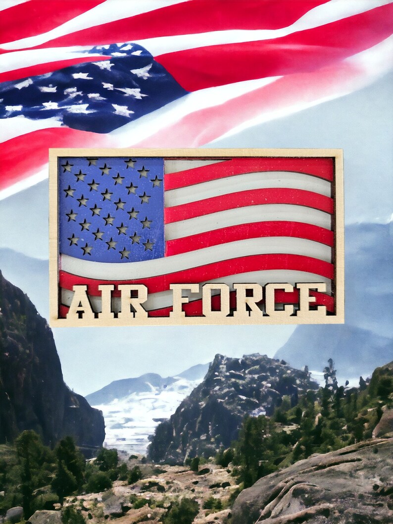 3 Layer American Flag Military Pack - Etsy