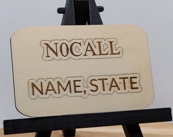 3D Printed Amateur Radio Call Sign Plaque for Ham Radio or GMRS ...