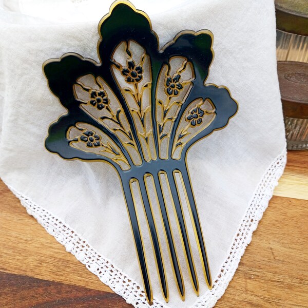 Victorian Hair Comb - Etsy