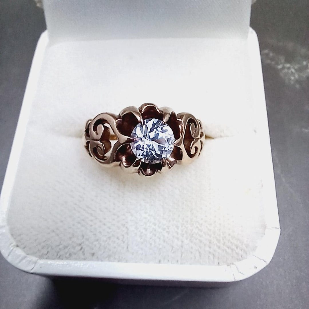 Antique Engagement Ring by Dattelbaum and Friedman NY 1 Carat Natural ...