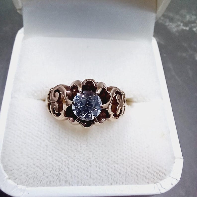 Antique Engagement Ring by Dattelbaum and Friedman NY 1 Carat Natural ...