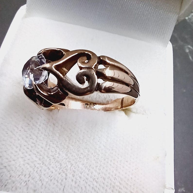 Antique Engagement Ring by Dattelbaum and Friedman NY 1 Carat Natural ...