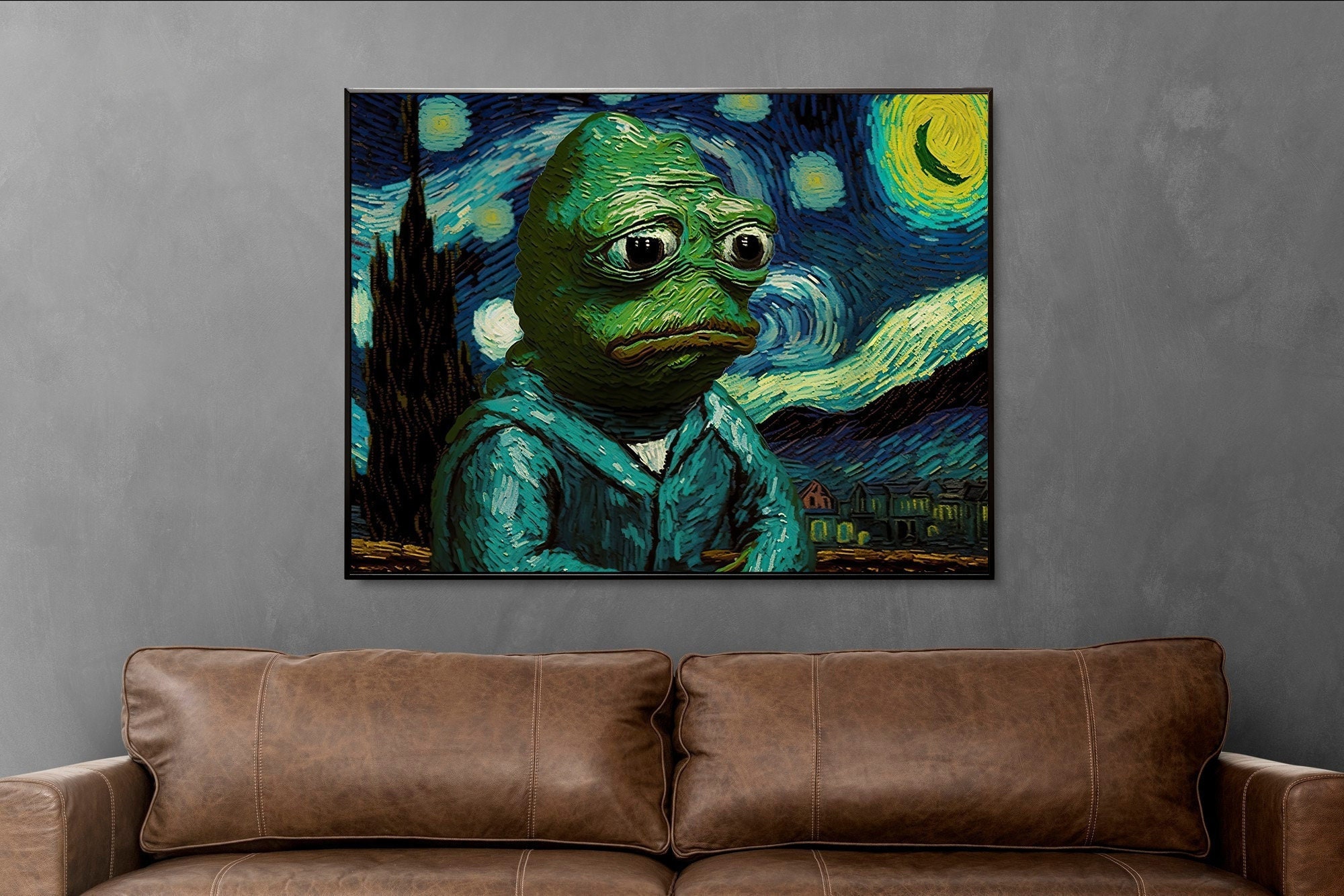 Pepe Frog Wall Art Wall Decor Digital Download Art Print File Gift ...