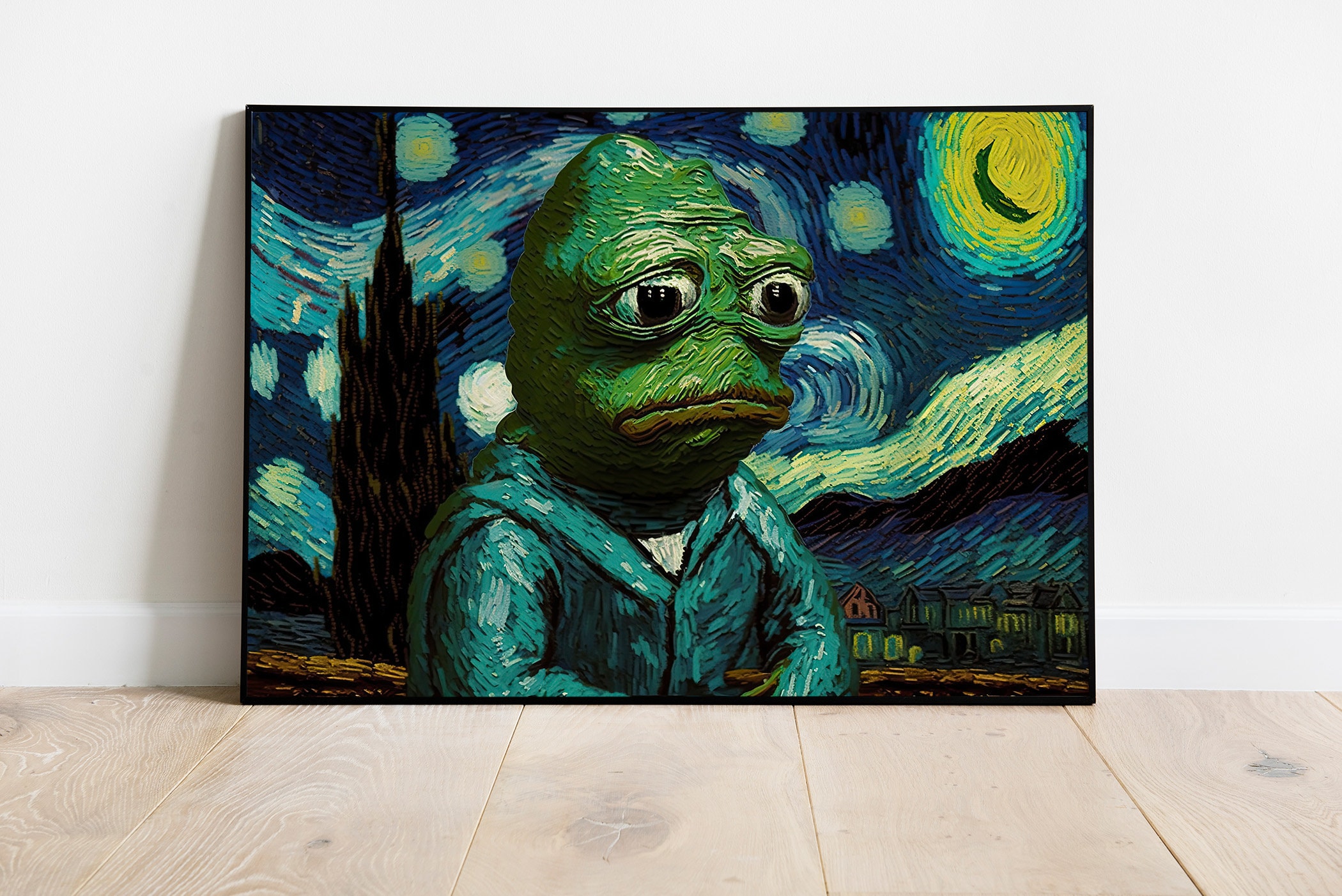 Pepe Frog Wall Art Wall Decor Digital Download Art Print File Gift ...
