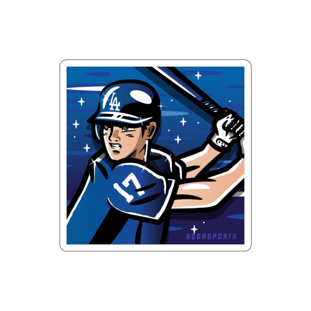 Ohtani Los Angeles Dodgers Die-cut Stickers - Etsy