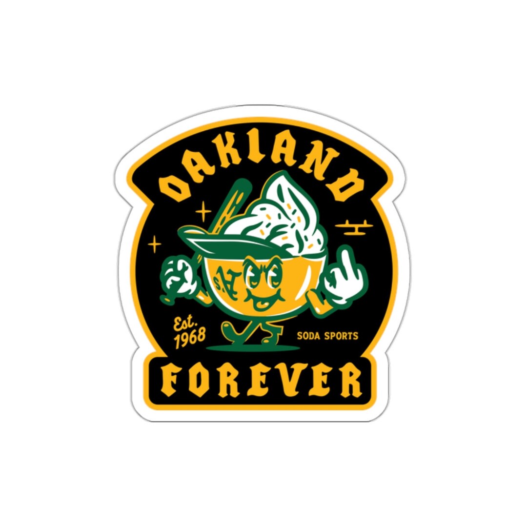 Oakland A's Welcome to Oakland Black Die-cut Stickers - Etsy